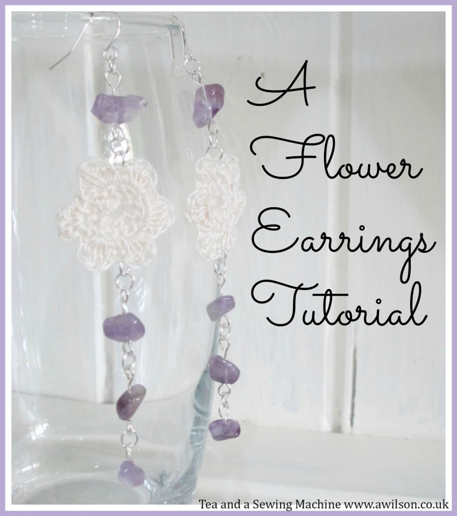 A Crocheted Flower Earrings Tutorial - Wild Blossom Life