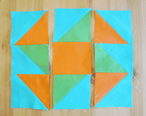 Comet Star Quilt Block