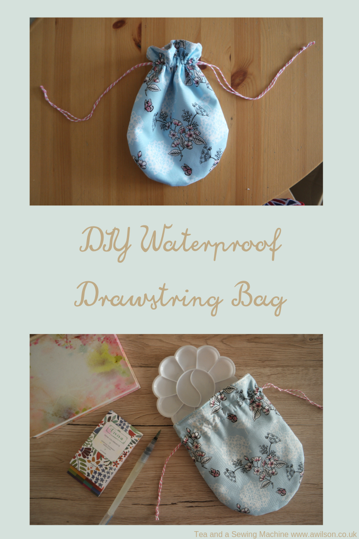 DIY Waterproof Drawstring Bag - Wild Blossom Life