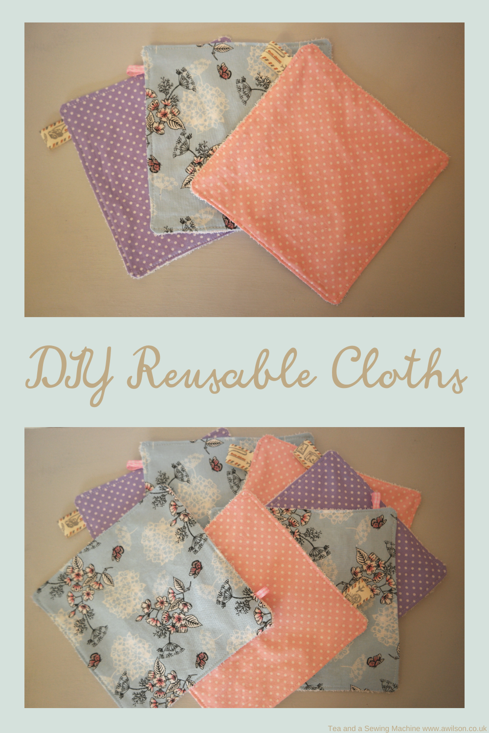 DIY Reusable Cloths - Wild Blossom Life