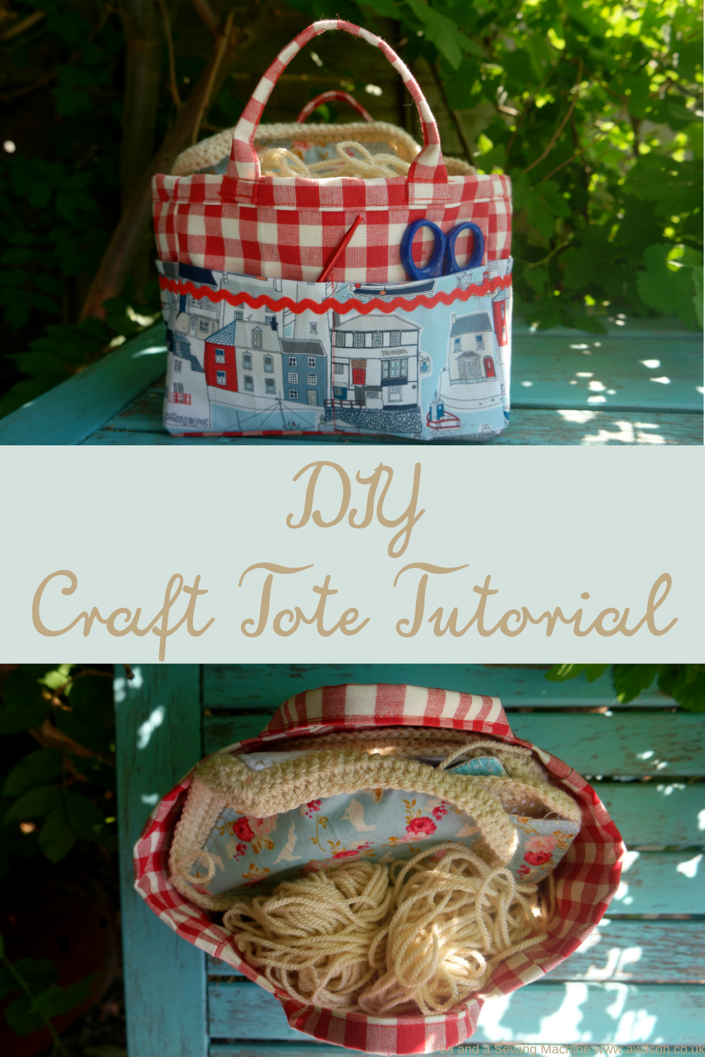 DIY Craft Tote Tutorial - Wild Blossom Life