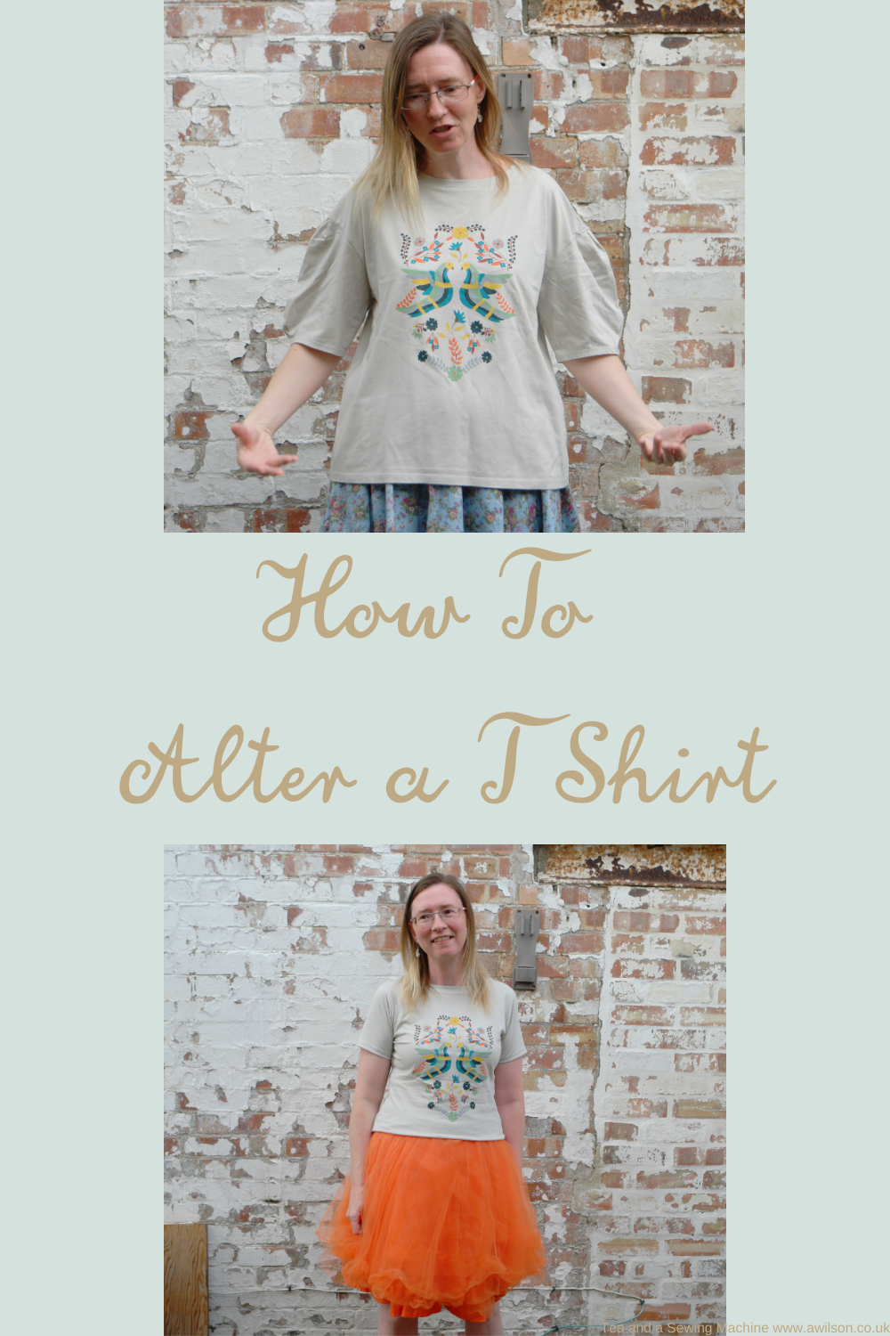How To Alter a T Shirt - Wild Blossom Life