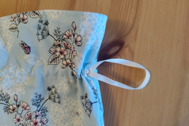 How To Make a Waterproof Drawstring Bag - Wild Blossom Life